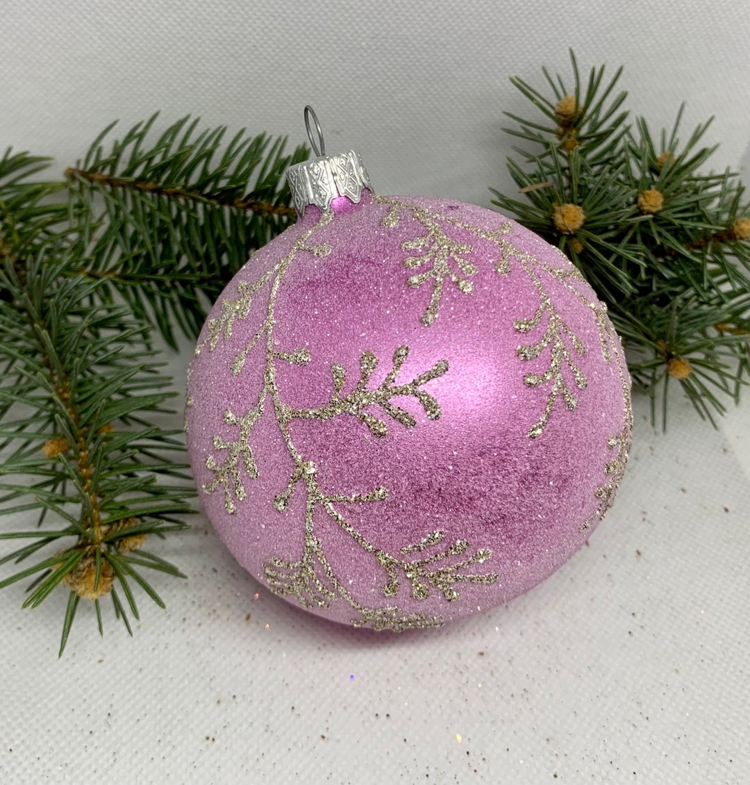 Christmas Glass Ball, Xmas Ornaments, Blown Glass Christmas Ball ...