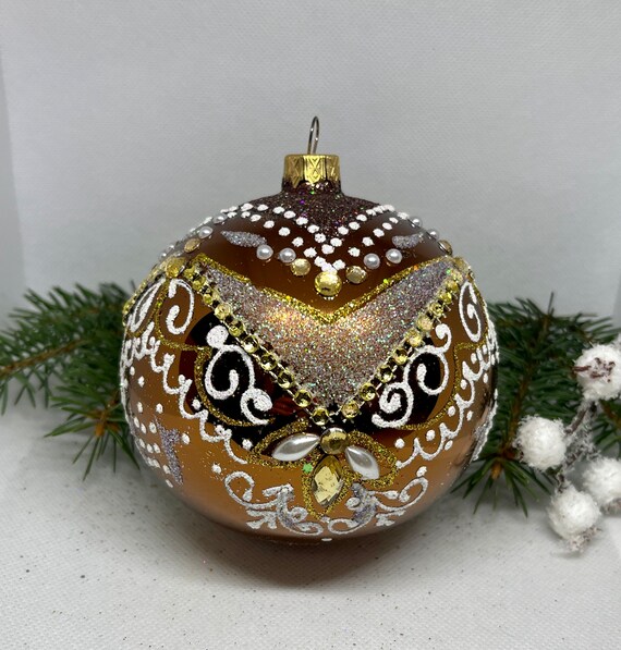 Big glass ball ornaments store