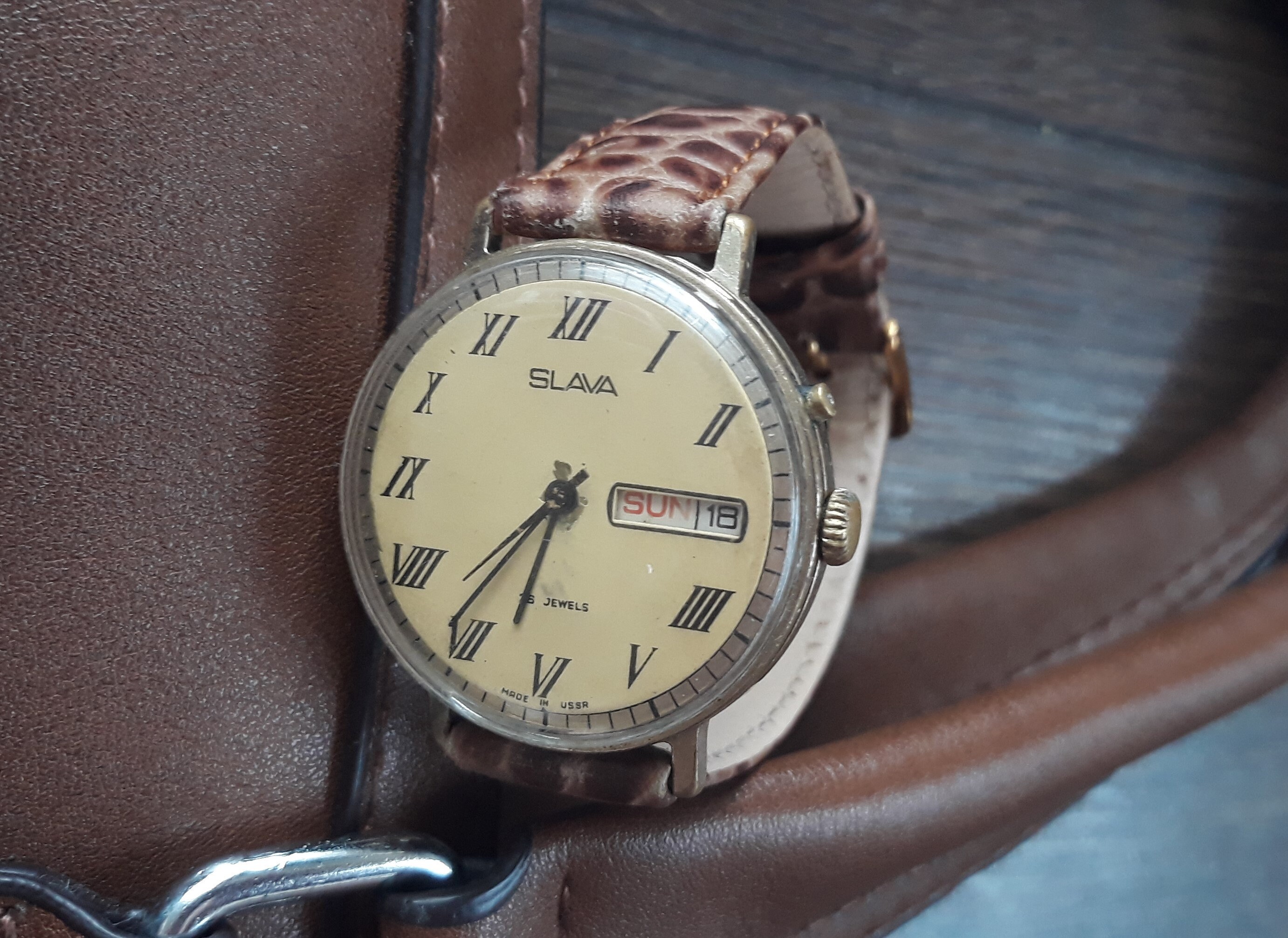 Vintage watch SLAVA watch montre homme Wrist watches for | Etsy