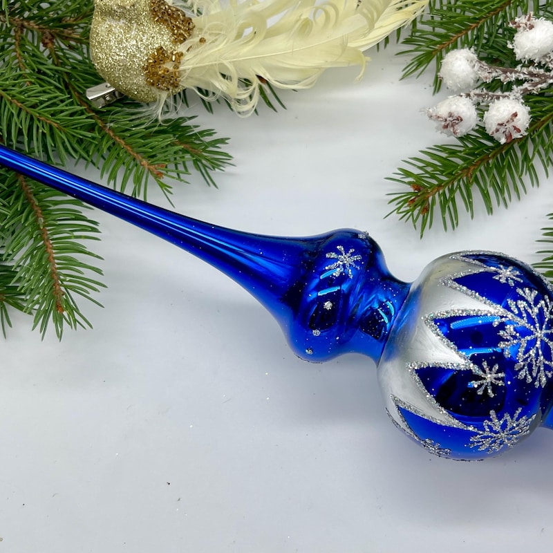 Antique Tree Topper Blue - Etsy
