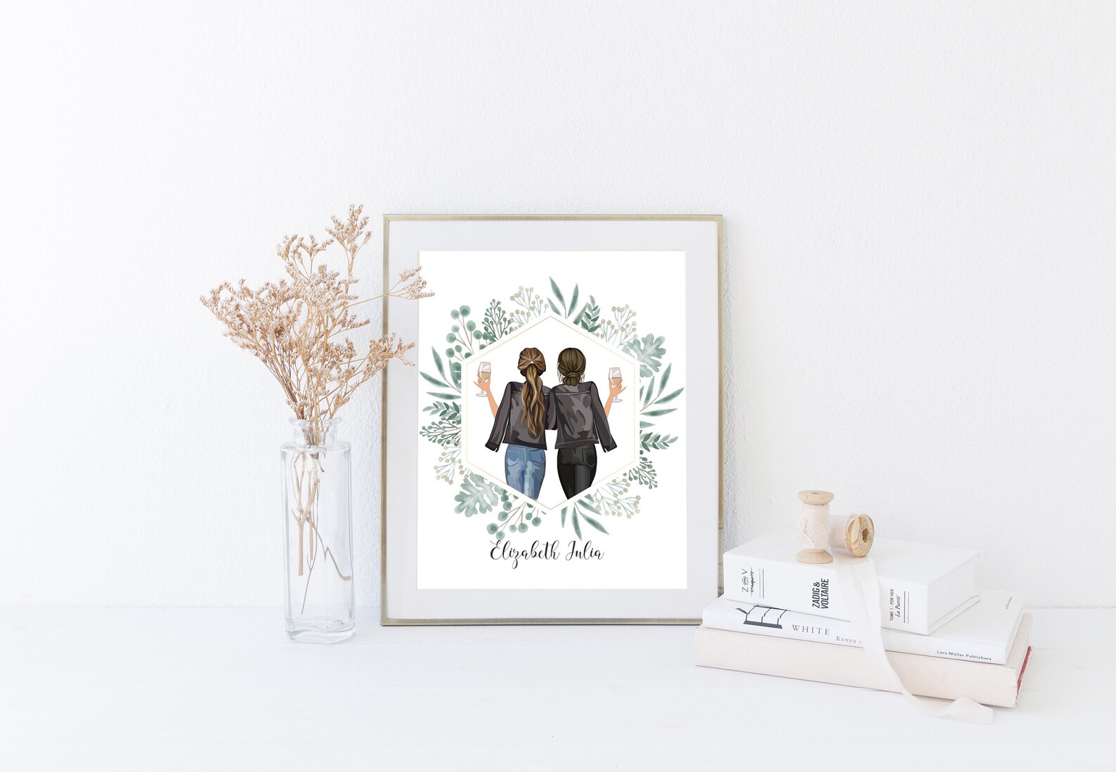 Friends Print Custom Gift Friends Friendship Picture - Etsy