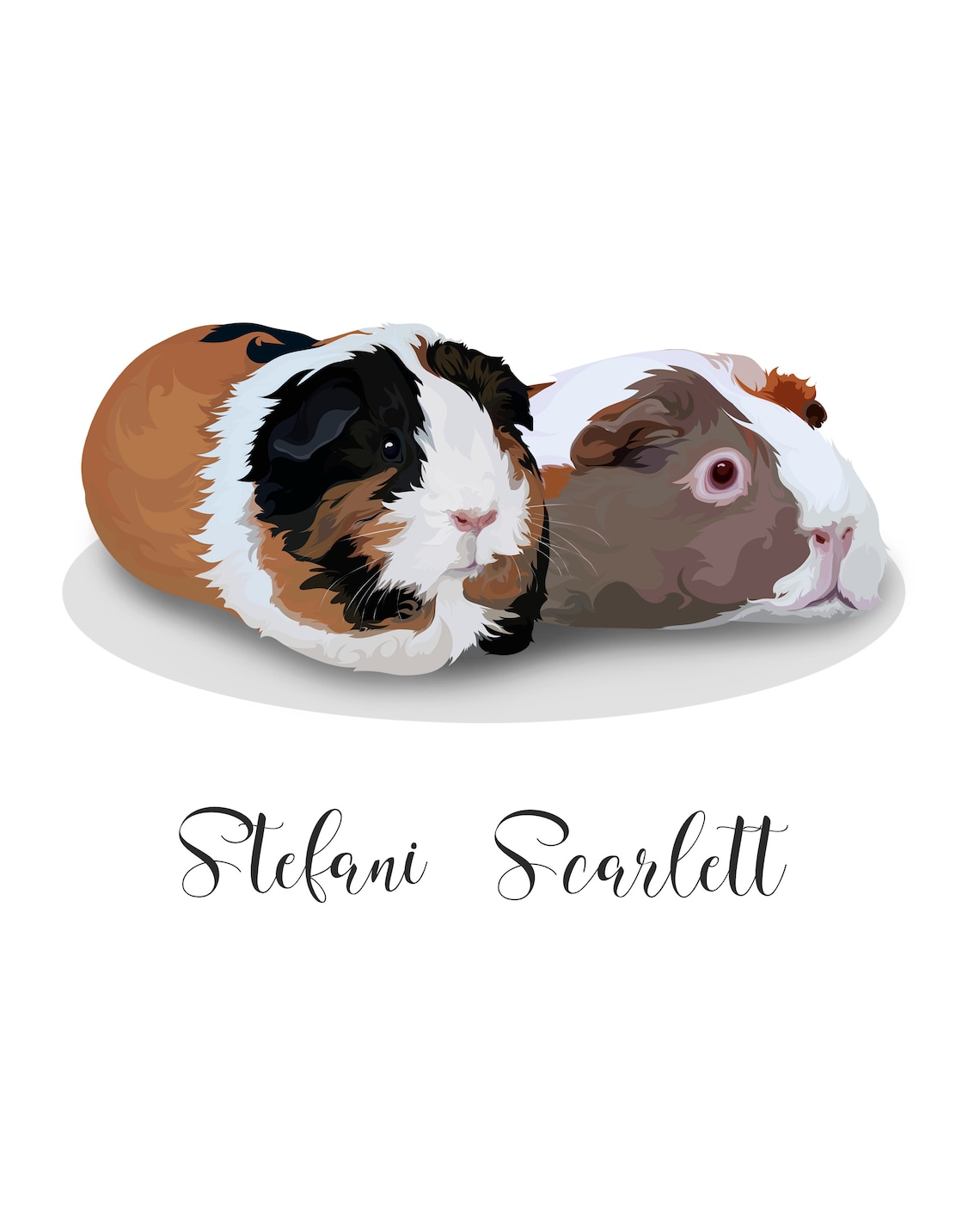 3 CUSTOM RAT Portrait Custom Pet Portrait RAT Memorial - Etsy