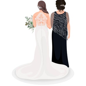 Personalised Bride & Mother of the Bride Print - Mother of the Groom ...
