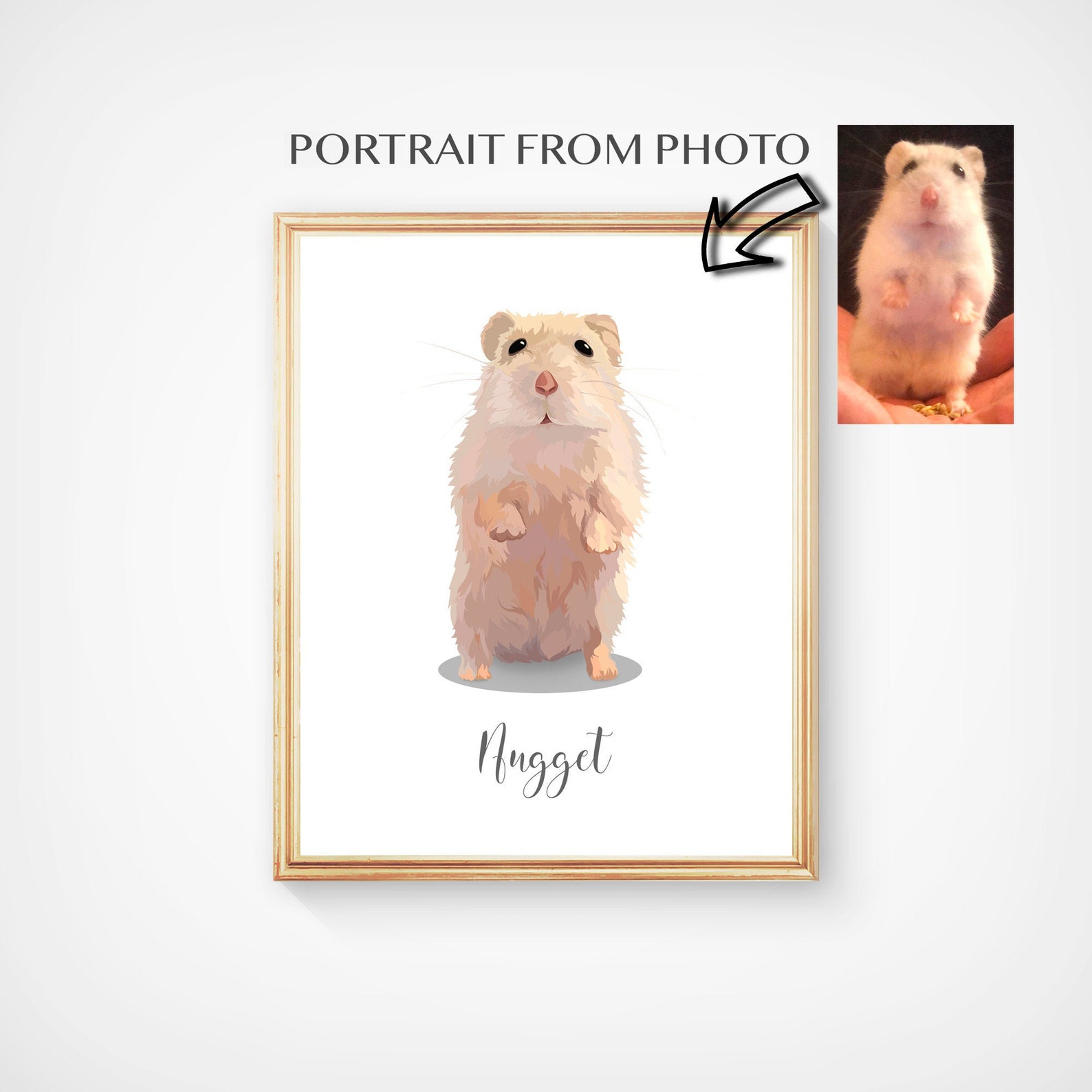 Bird Portrait Pet Portrait Bird Lover Gift Parrot Portrait | Etsy