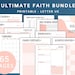 Printable Ultimate Faith Bundle, Letter US and A5, PDF, Digital File ...