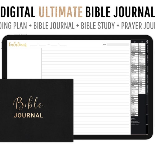 The Complete Digital Bible Study Journal Sermon Notes Bible - Etsy