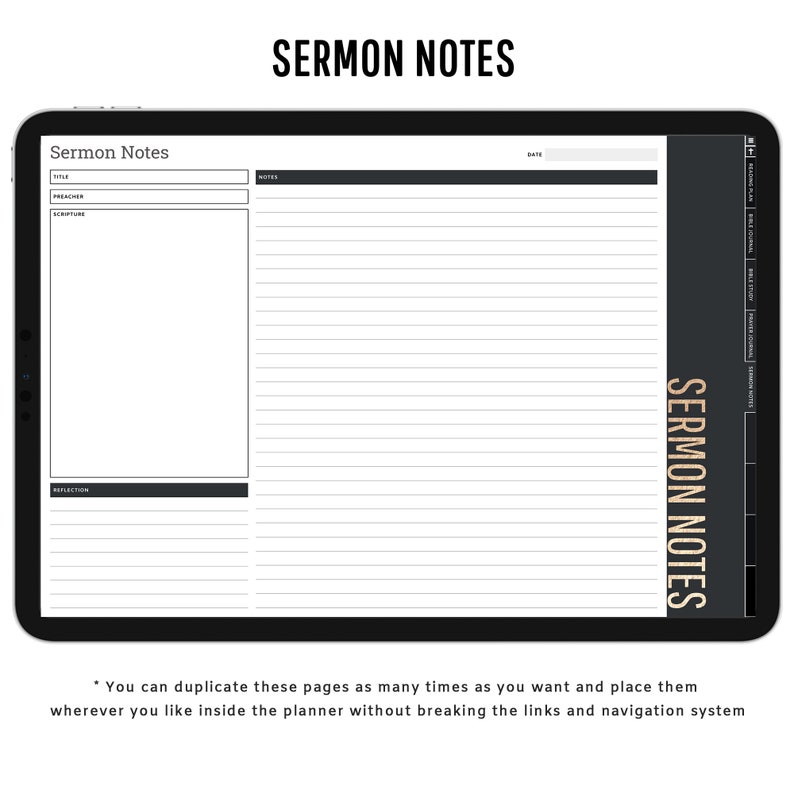 Ultimate Digital Bible Journal Goodnotes Notability and | Etsy