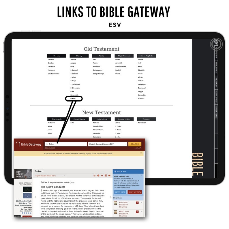 Ultimate Digital Bible Journal Goodnotes Notability and | Etsy