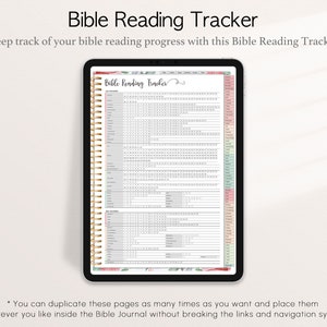 Floral Digital Bible Journal, Lined Portrait Layout (PDF) - Etsy