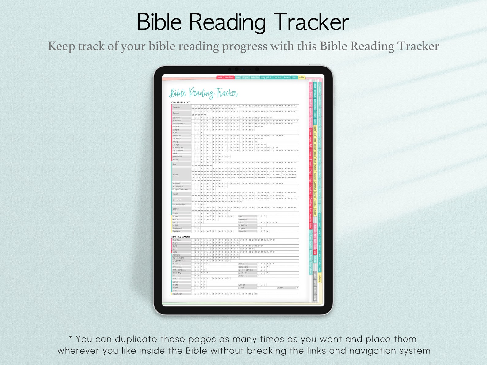 Digital KJV Journaling Bible With Index Tabs Vertical - Etsy