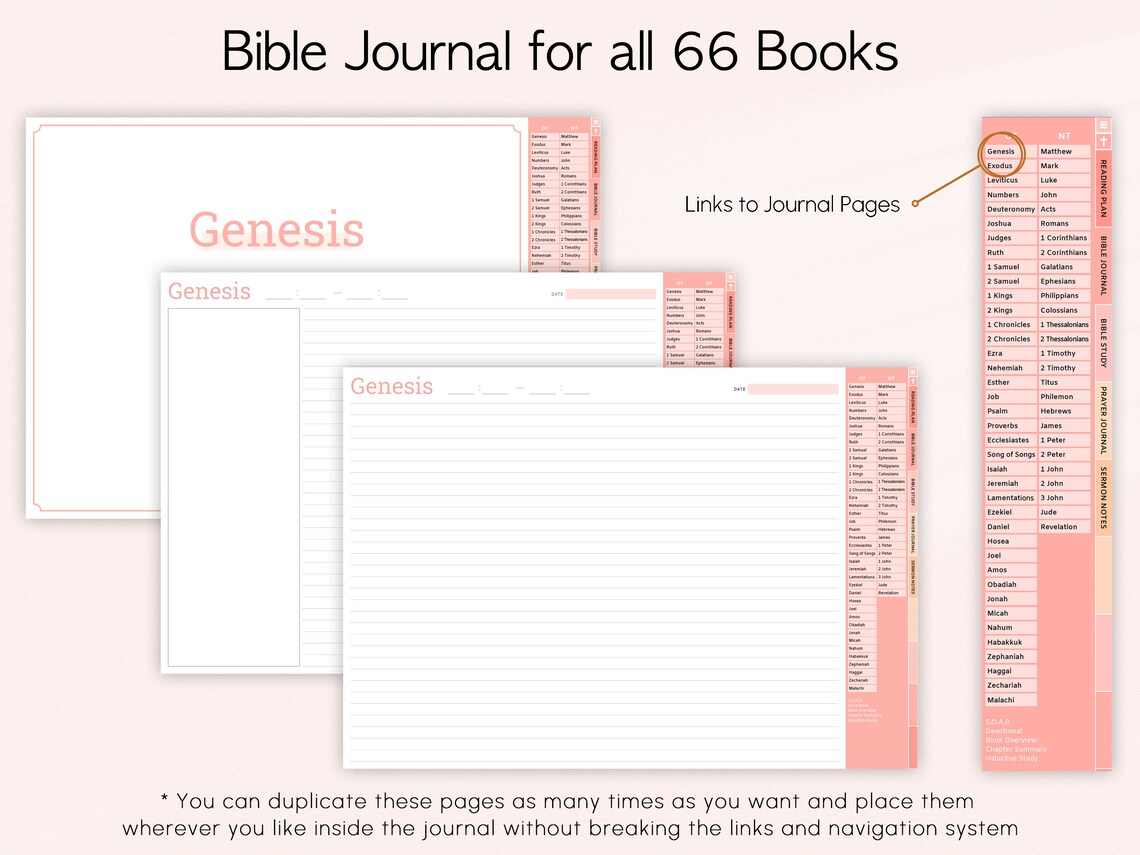 Ultimate Digital Bible Journal, Goodnotes, Notability and Xodo, Online ...