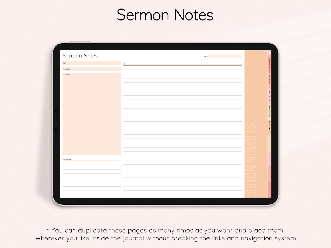 Ultimate Digital Bible Journal, Goodnotes, Notability and Xodo, Online ...