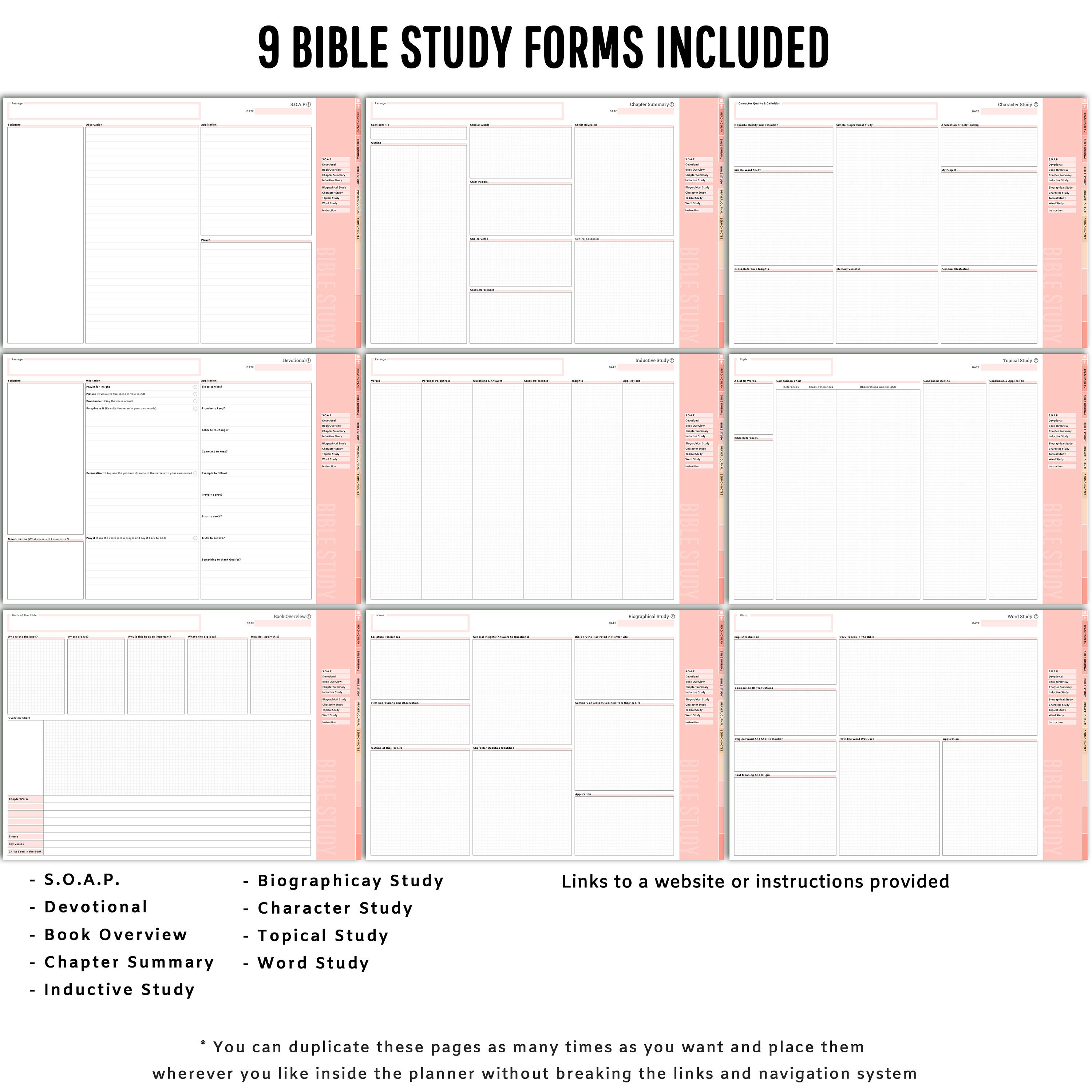 Ultimate Digital Bible Journal Goodnotes Notability and | Etsy