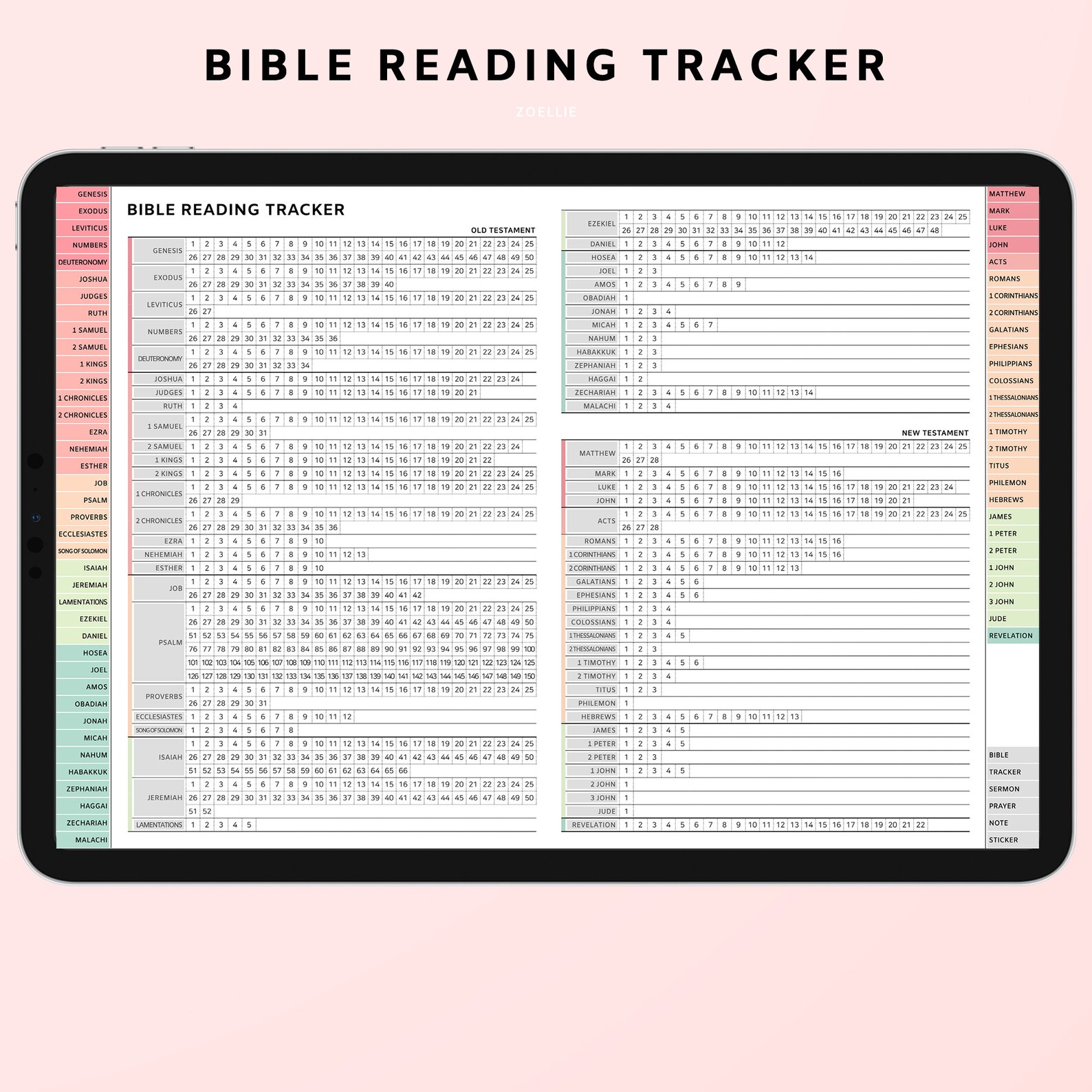 Digital Bible Journal Lined Rainbow Goodnotes Notability | Etsy