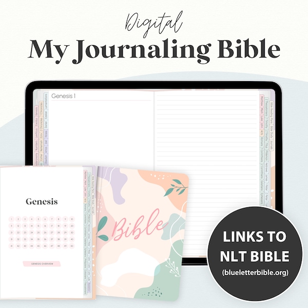 Nlt Journaling Study Bible - Etsy