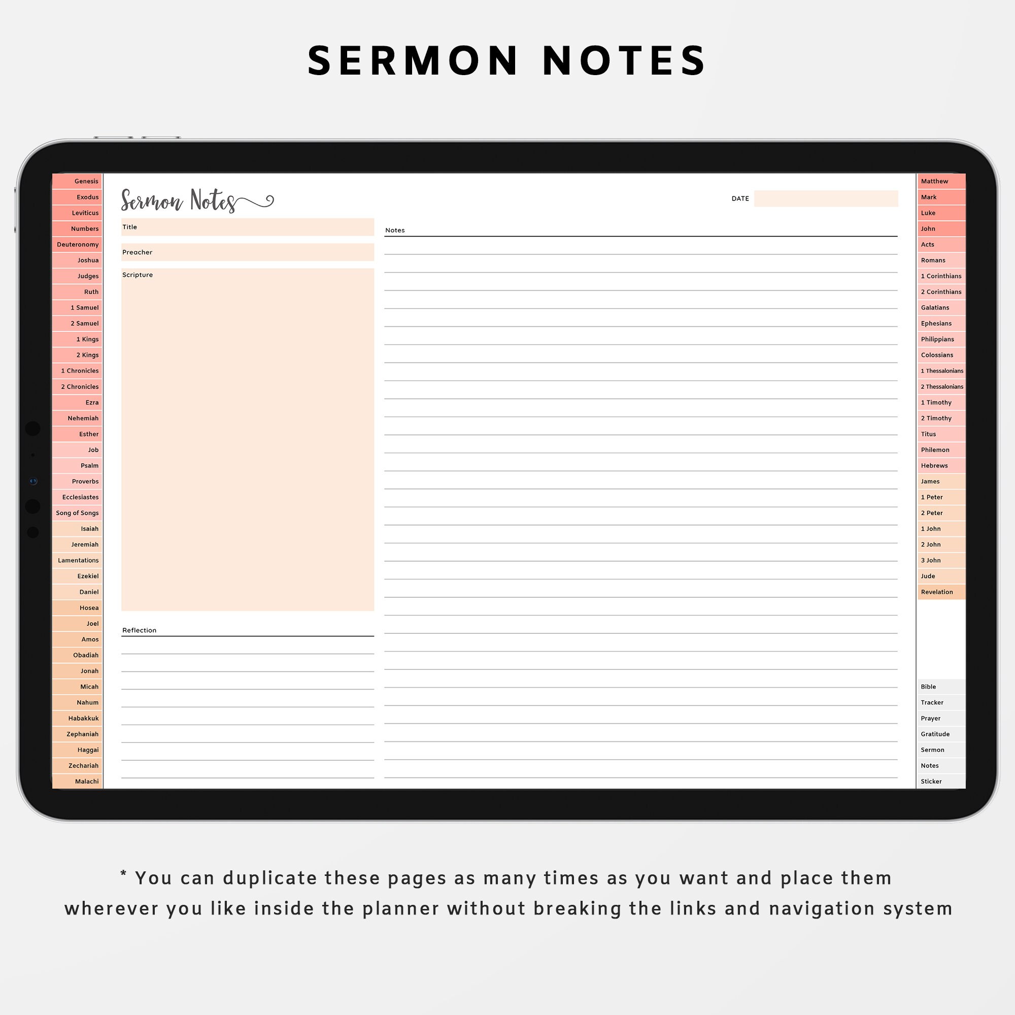 Digital Bible Journal Lined & SOAP Pink Goodnotes - Etsy
