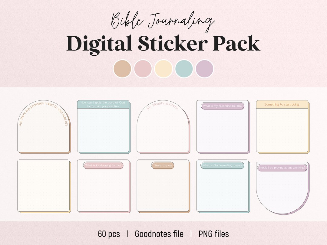 Digital Sticker Pack / Bible Journaling - Etsy