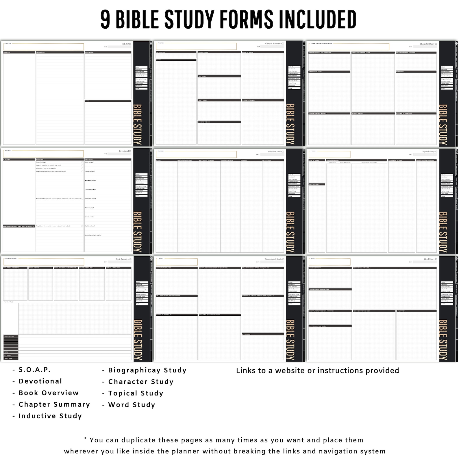 Ultimate Digital Bible Journal Goodnotes Notability and | Etsy