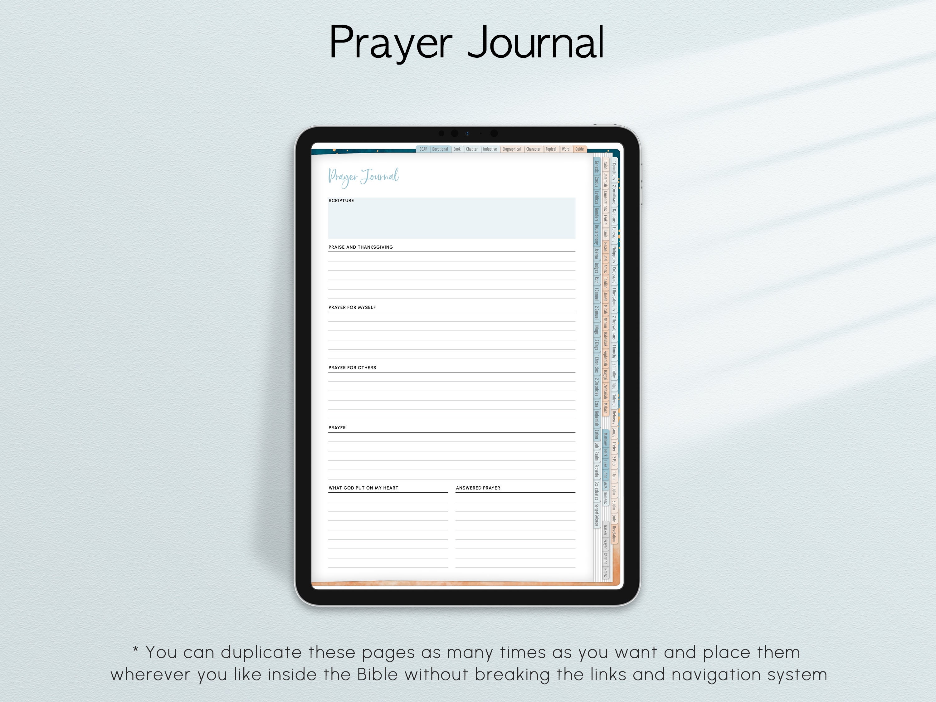 Digital KJV Journaling Bible With Index Tabs Vertical | Etsy