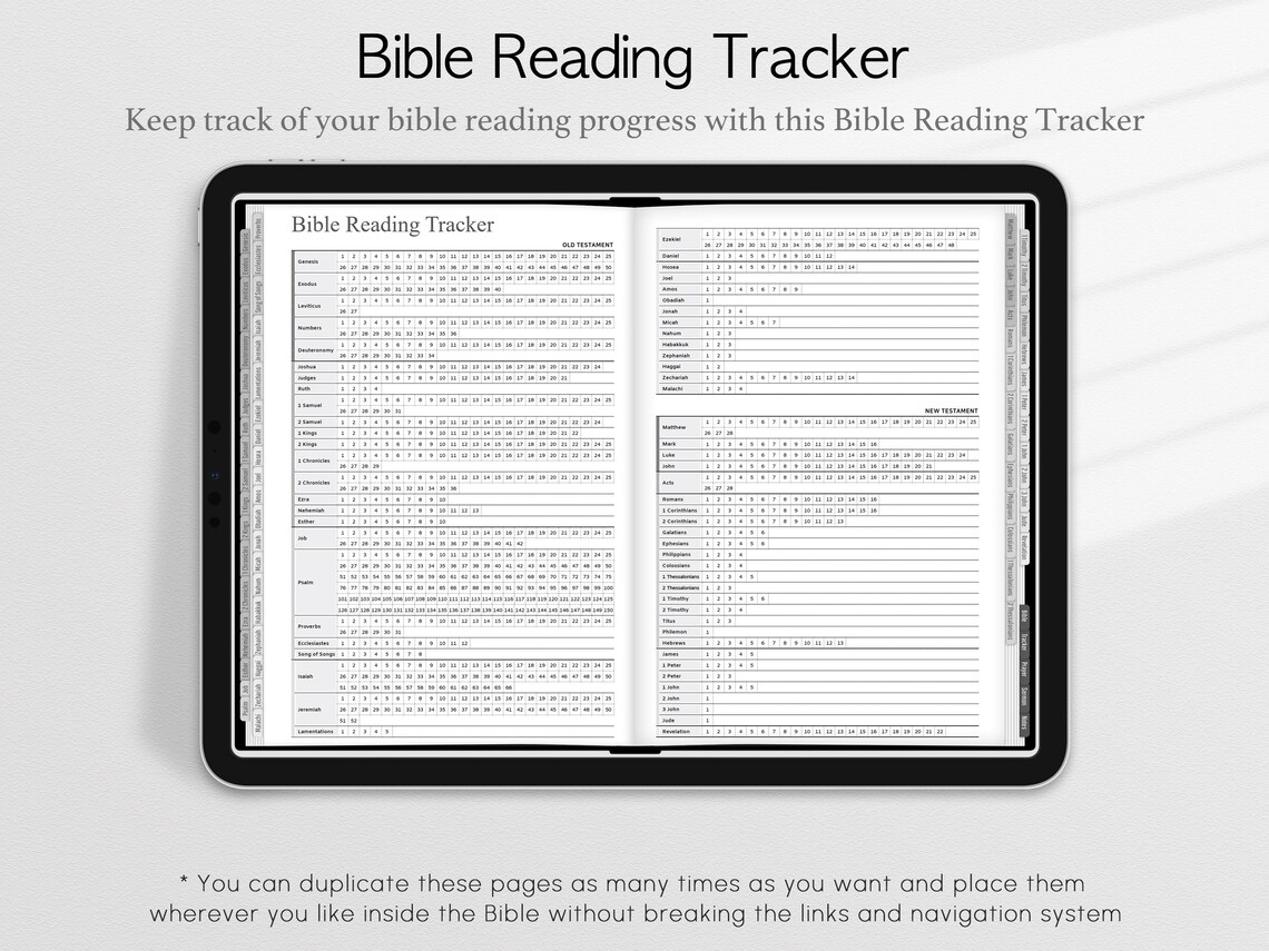Digital Journaling Bible With Index Tabs Black Goodnotes - Etsy