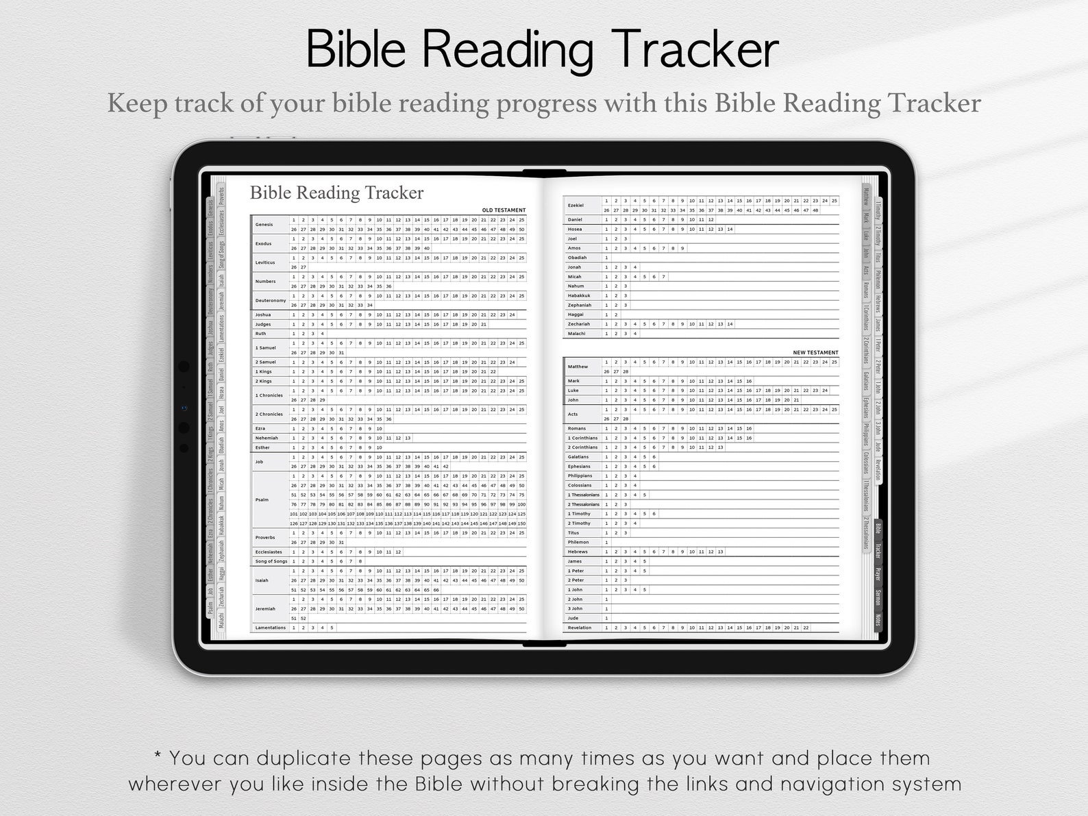 Digital Journaling Bible With Index Tabs Black Goodnotes - Etsy