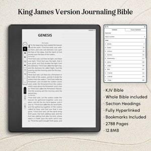 Digital KJV Journaling Bible for Kindle Scribe - Etsy