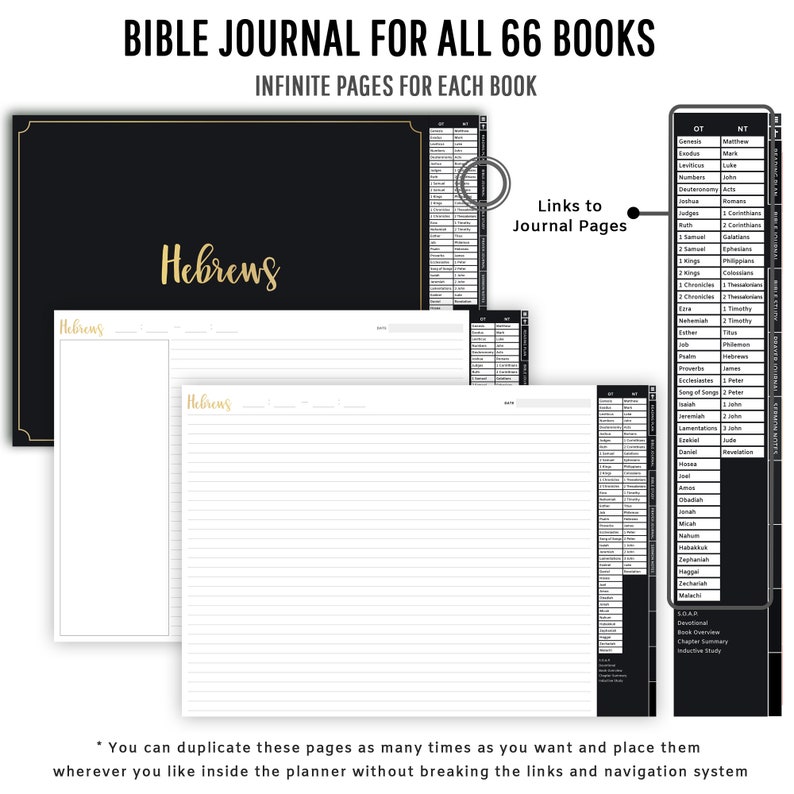 Ultimate Digital Bible Journal Goodnotes Notability and | Etsy