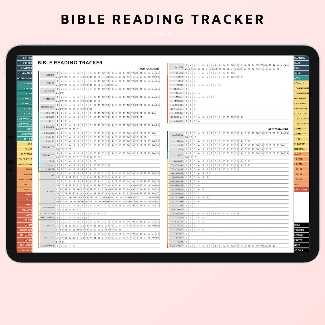 Digital Bible Journal Grid Retro Goodnotes Notability and - Etsy