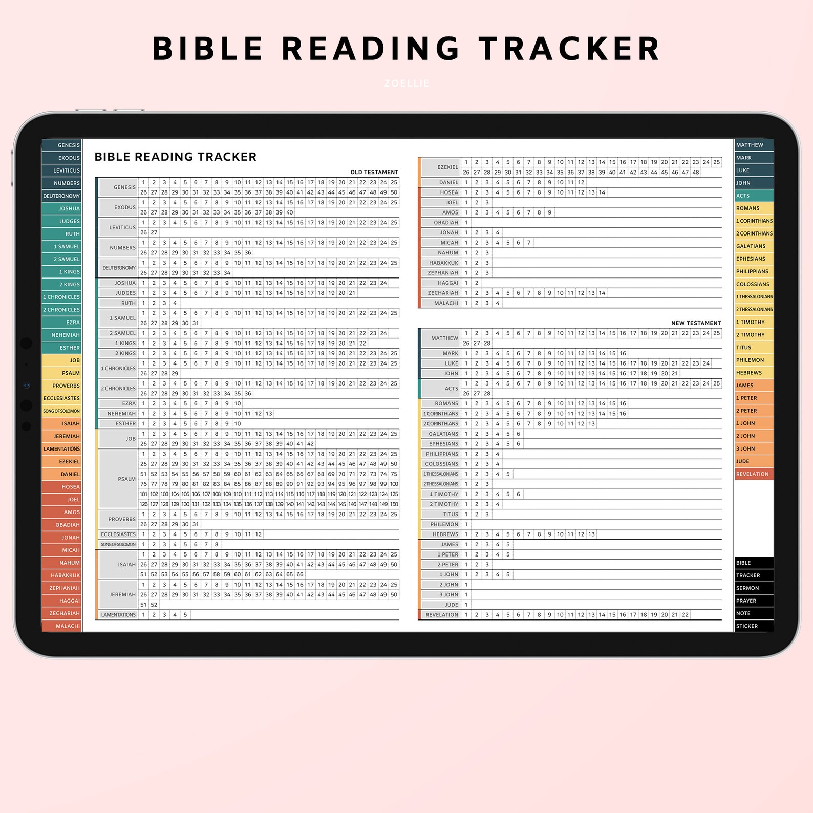 Digital Bible Journal Grid Retro Goodnotes Notability and - Etsy