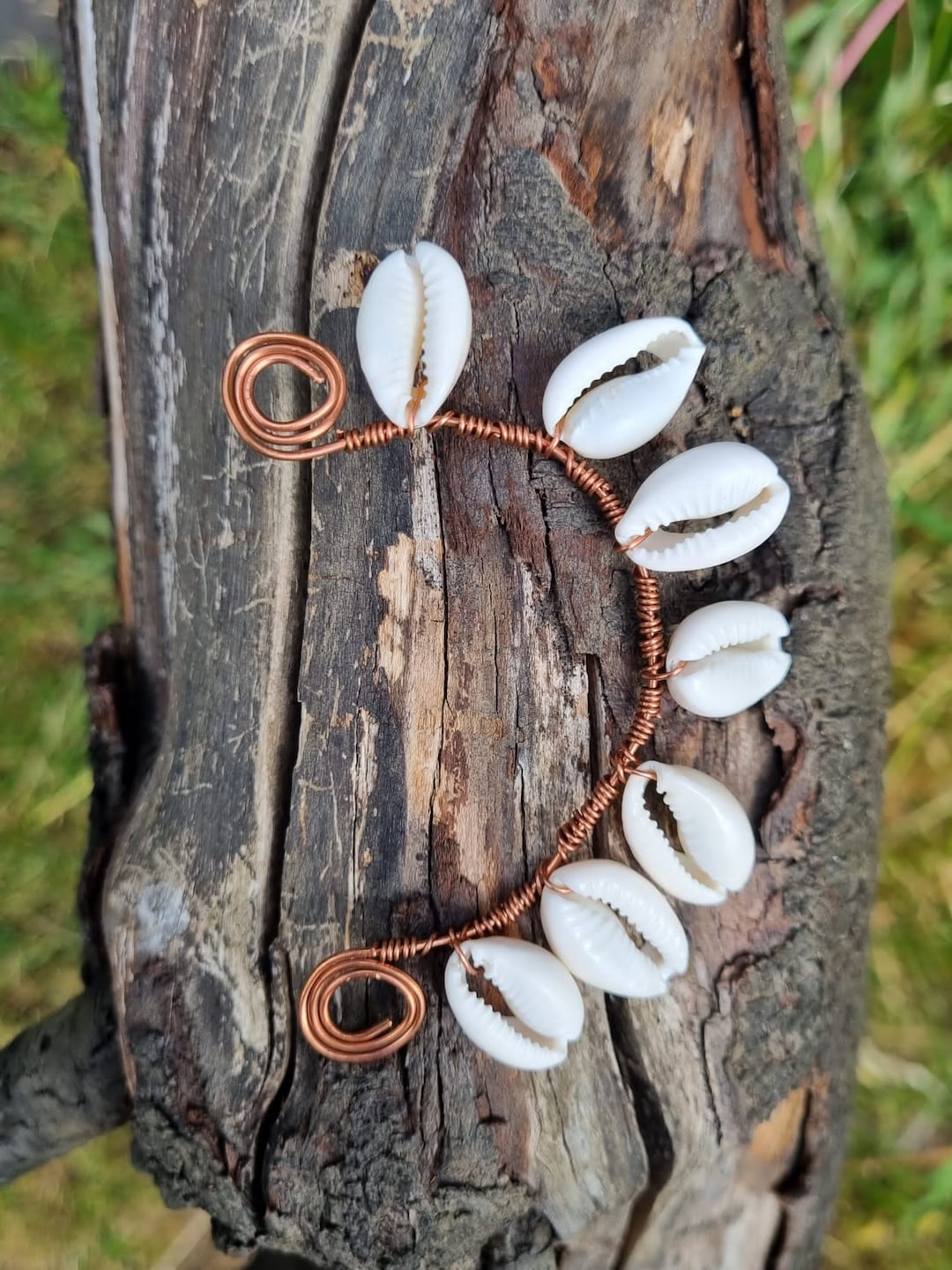 Cowrie Shell Ear Cuff - Etsy