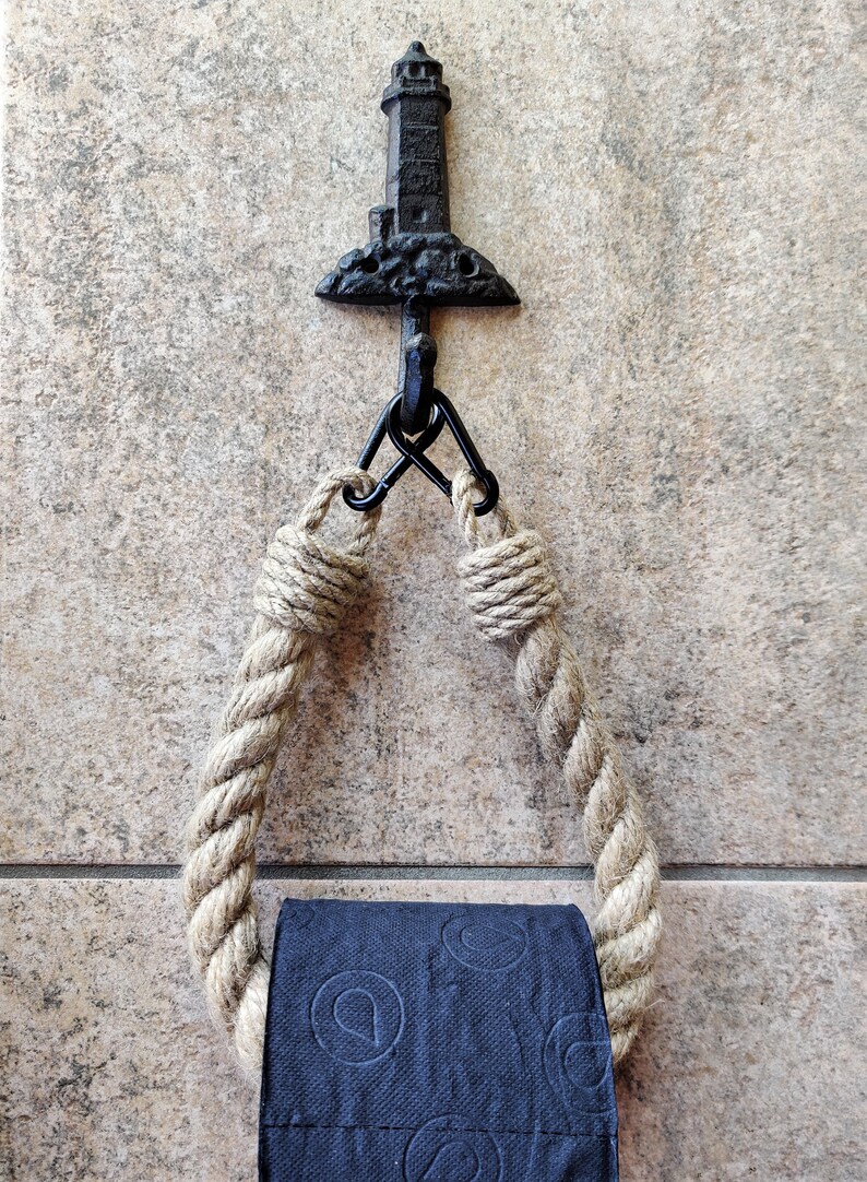 Toilet Paper Holder Hook to Choose Jute Rope Bathroom Toilet - Etsy