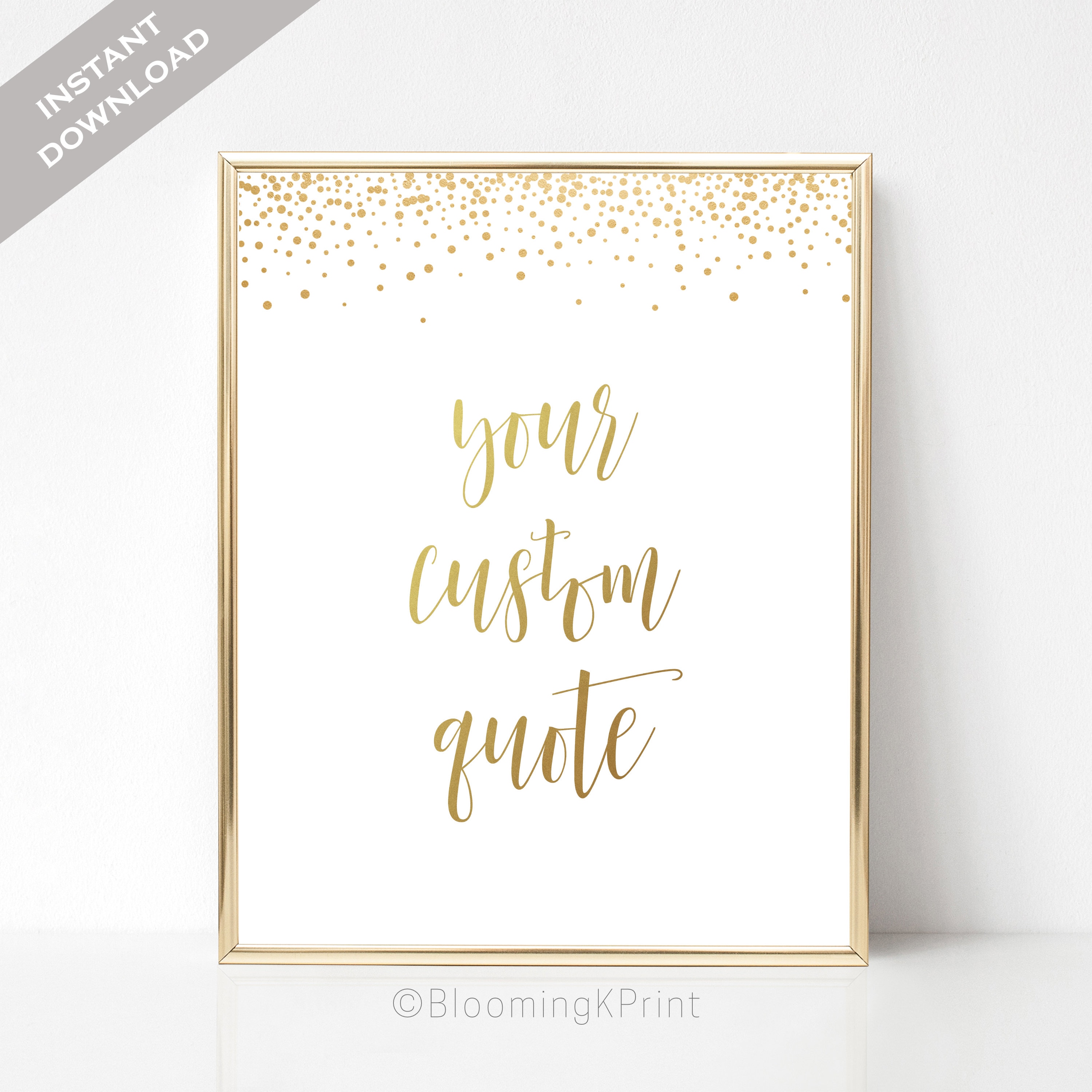Free Printable Gold Quotes