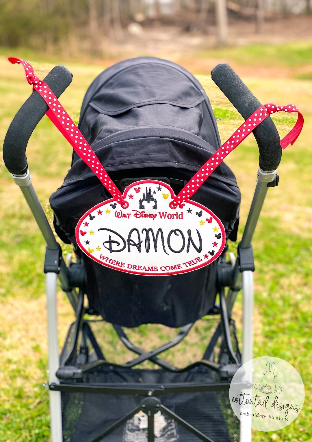 Magical Castle Stroller Tags, Fun Stroller Spotter, Diaper Bag Tag ...