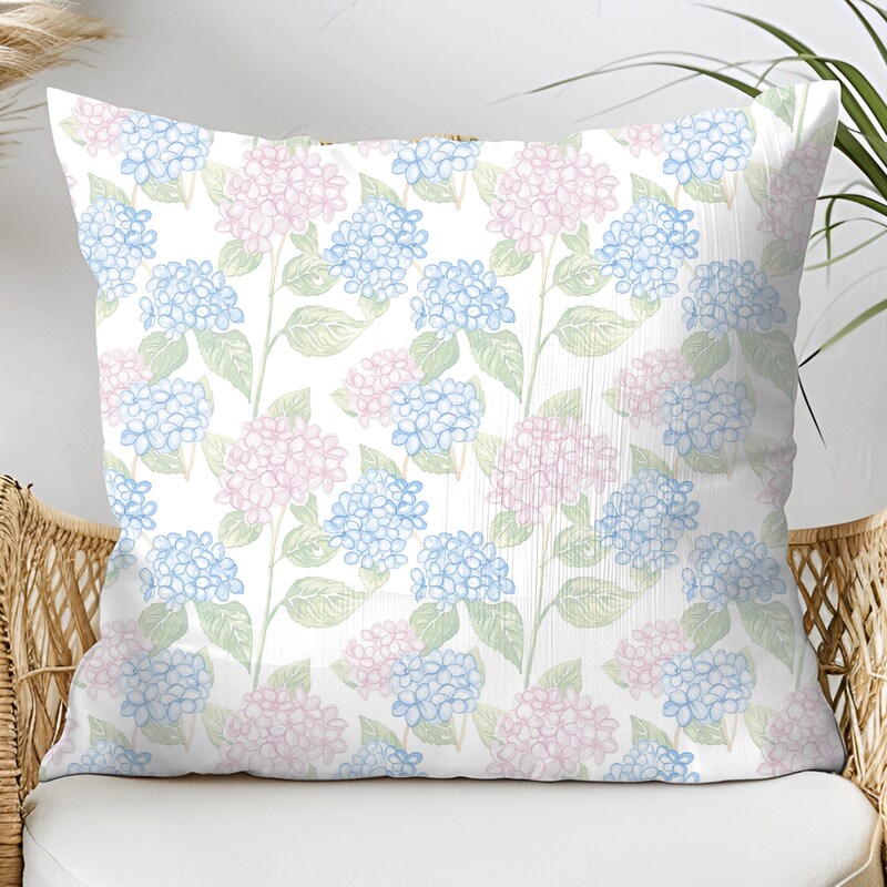 Hydrangea Pillow - Etsy