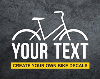 2 Decals for Motorcycle Frame 2x Personalized Motorcycle Decal Custom ...