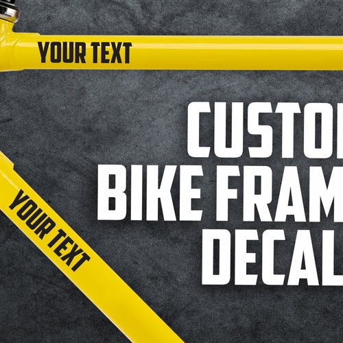 2 Decals for Bike Frame 2x Bike Frame Decal MTB Decals - Etsy