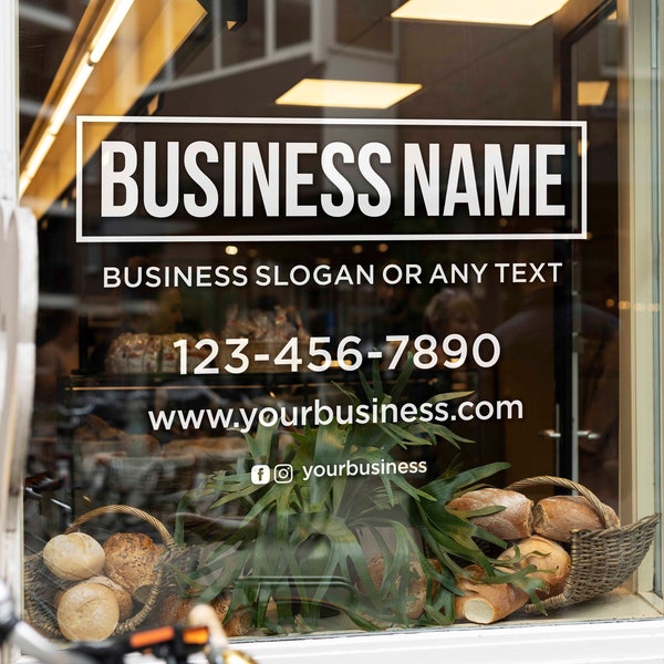 Storefront Window Decals - Etsy
