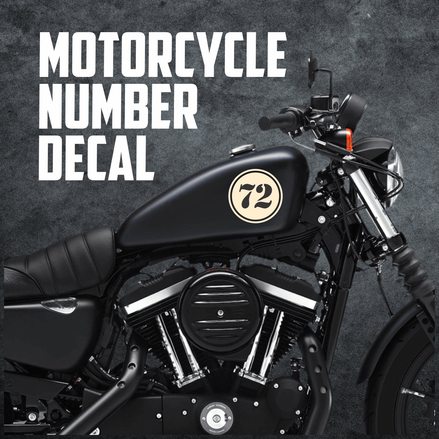 Vintage Motorcycle Racing Decals