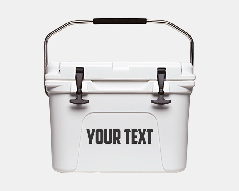 Cooler Box Decals Custom Cooler Decals Personalized Cooler | Etsy