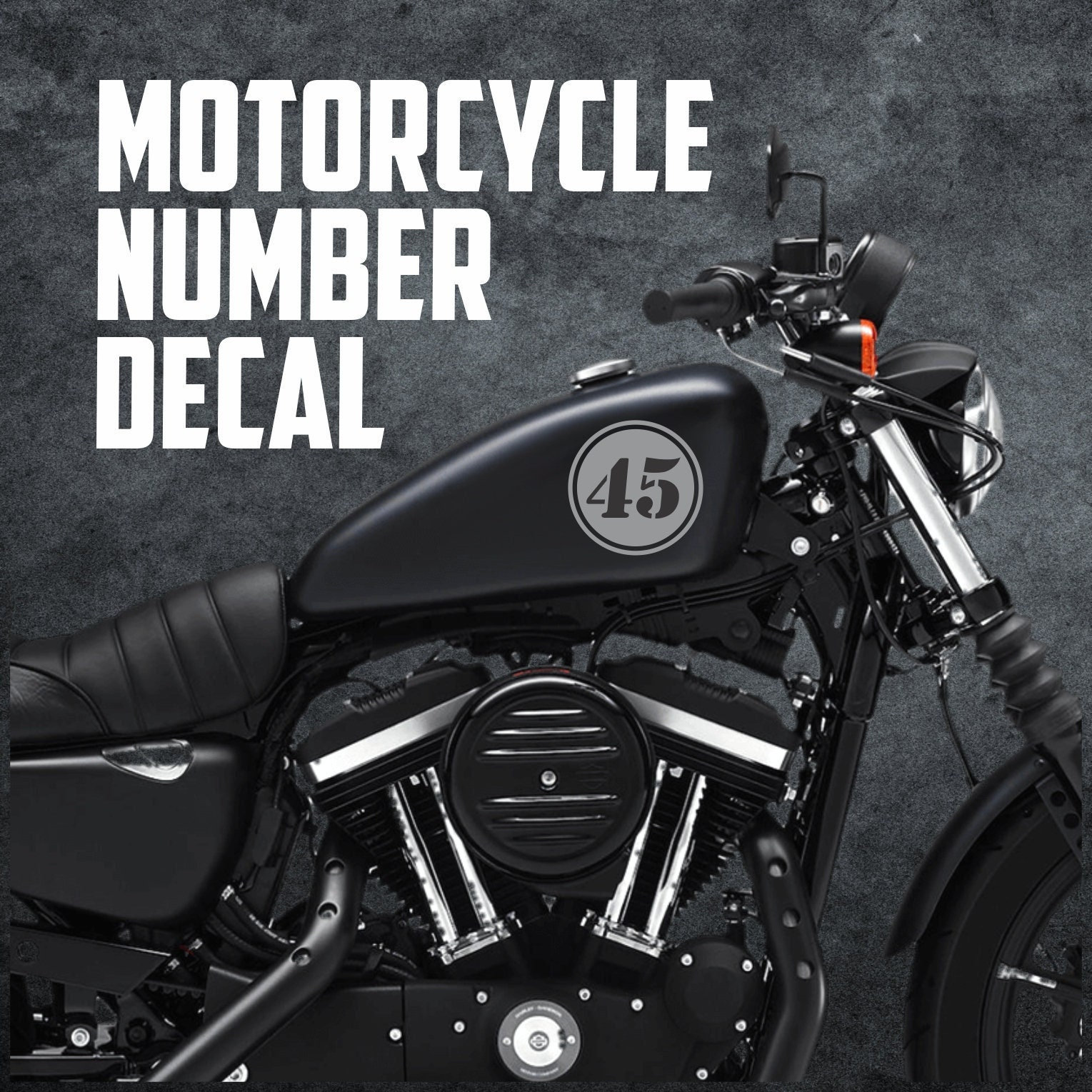 Vintage Cafe Racer Number Decals | Reviewmotors.co