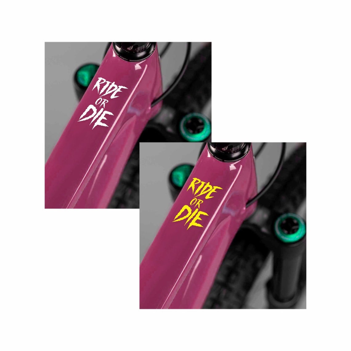 Custom Bike Frame Decals - Bike Frame Decals - Custom Decals - Custom ...
