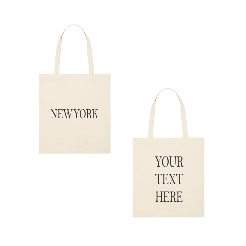 Custom Iron on Decals for Canvas Totebag - Personalized Heat Transfer ...