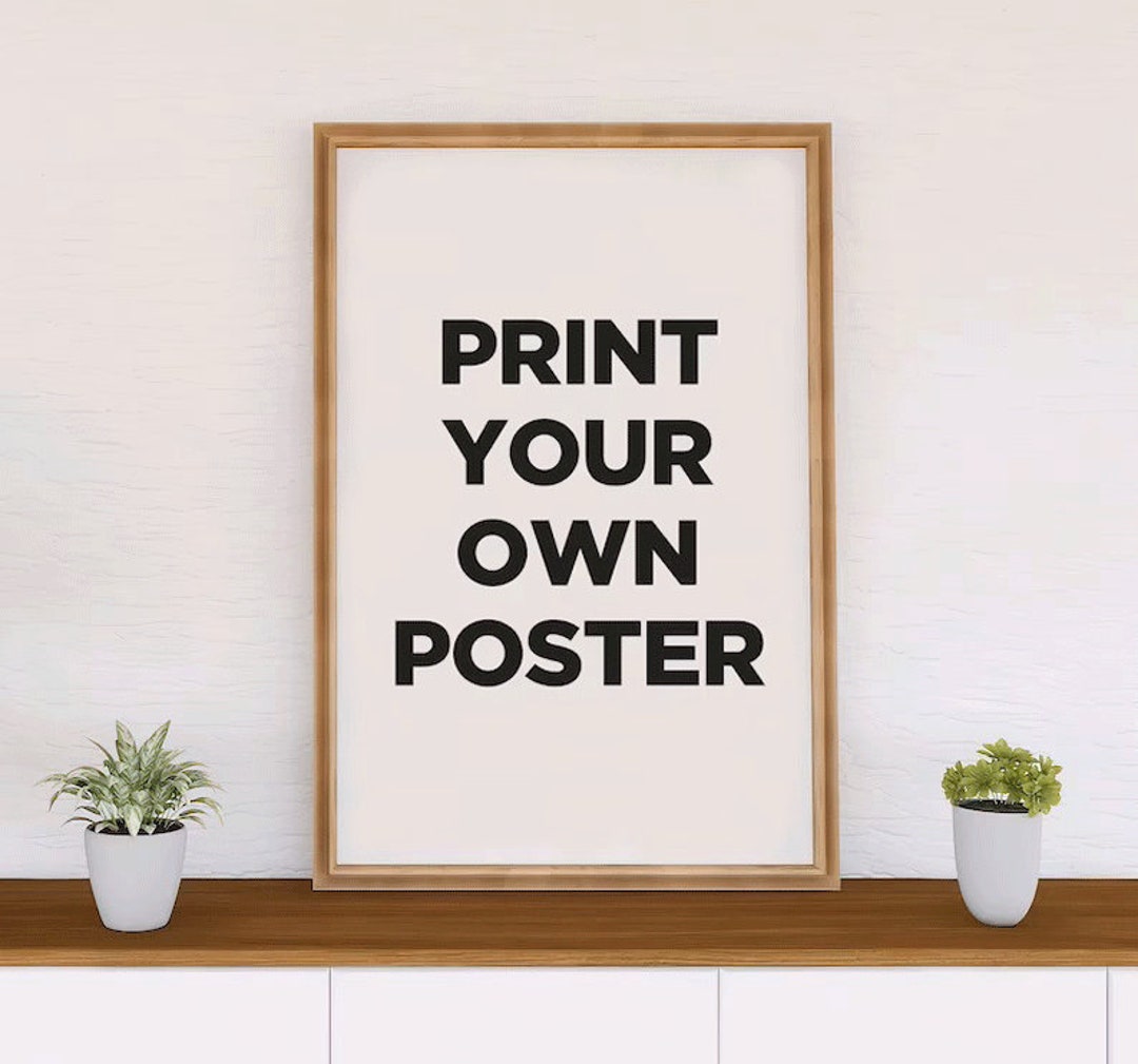 Custom Poster Printing - Personalized Poster - Custom Poster - Movie ...