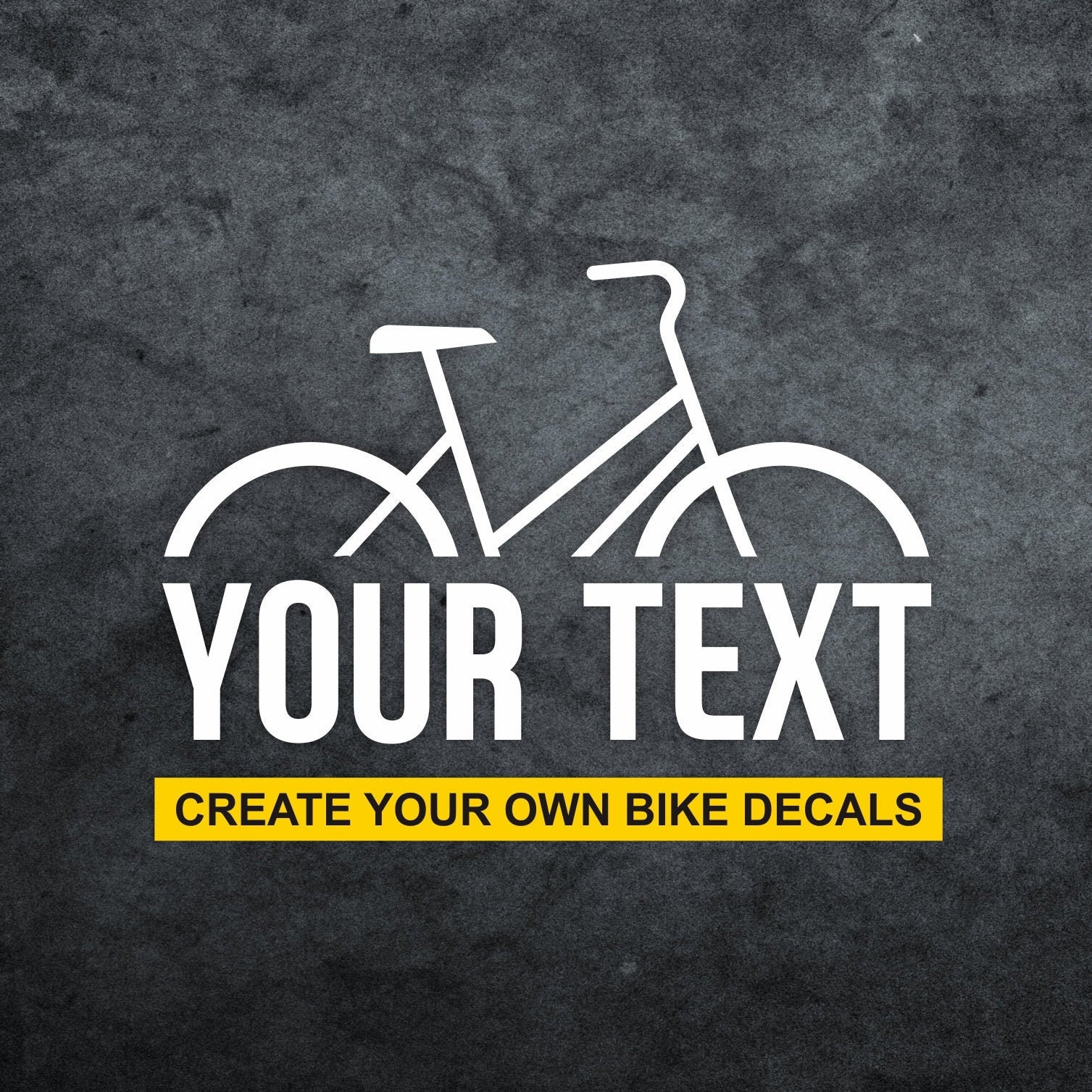 Custom Cruiser Bike Decals Custom Bicycle Decals - Etsy