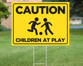Slow Children at Play Sign - Etsy
