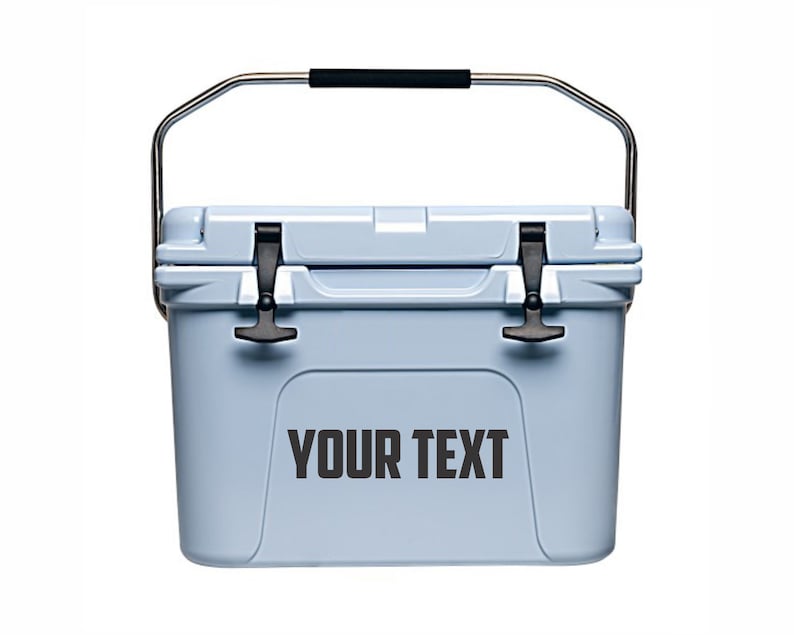 Cooler Box Decals Custom Cooler Decals Personalized Cooler | Etsy