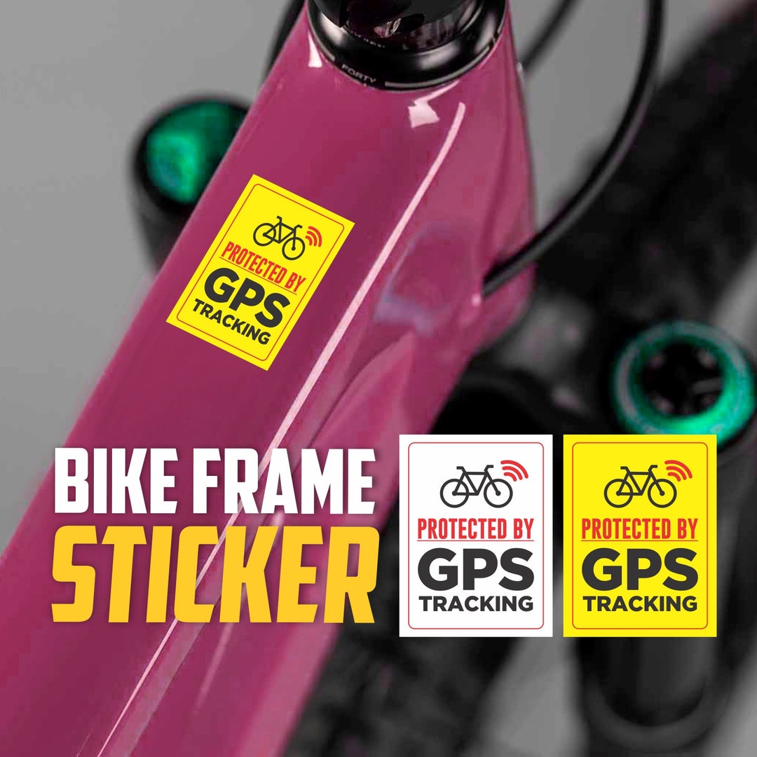 4 Decal Stickers for Bike Frame - 4x Bike Frame Decal Sticker - Bike ...