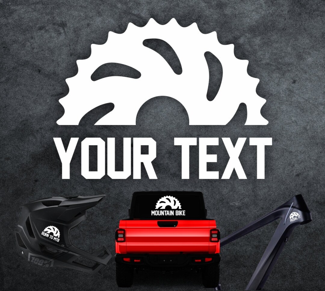 Custom Mountain Bike Decals Custom MTB Logo Decals MTB Mountain Bike ...