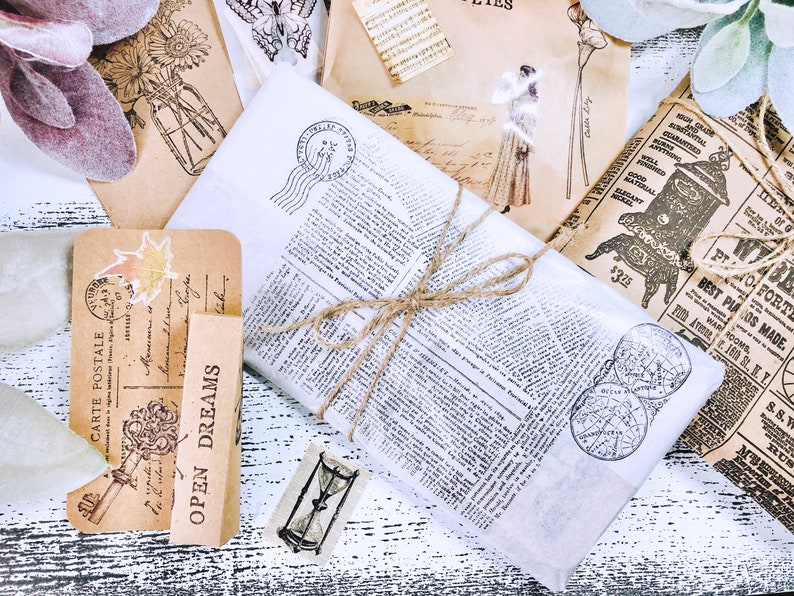 Vintage Deluxe Journal Box Journal Gift Set Paper Pack - Etsy