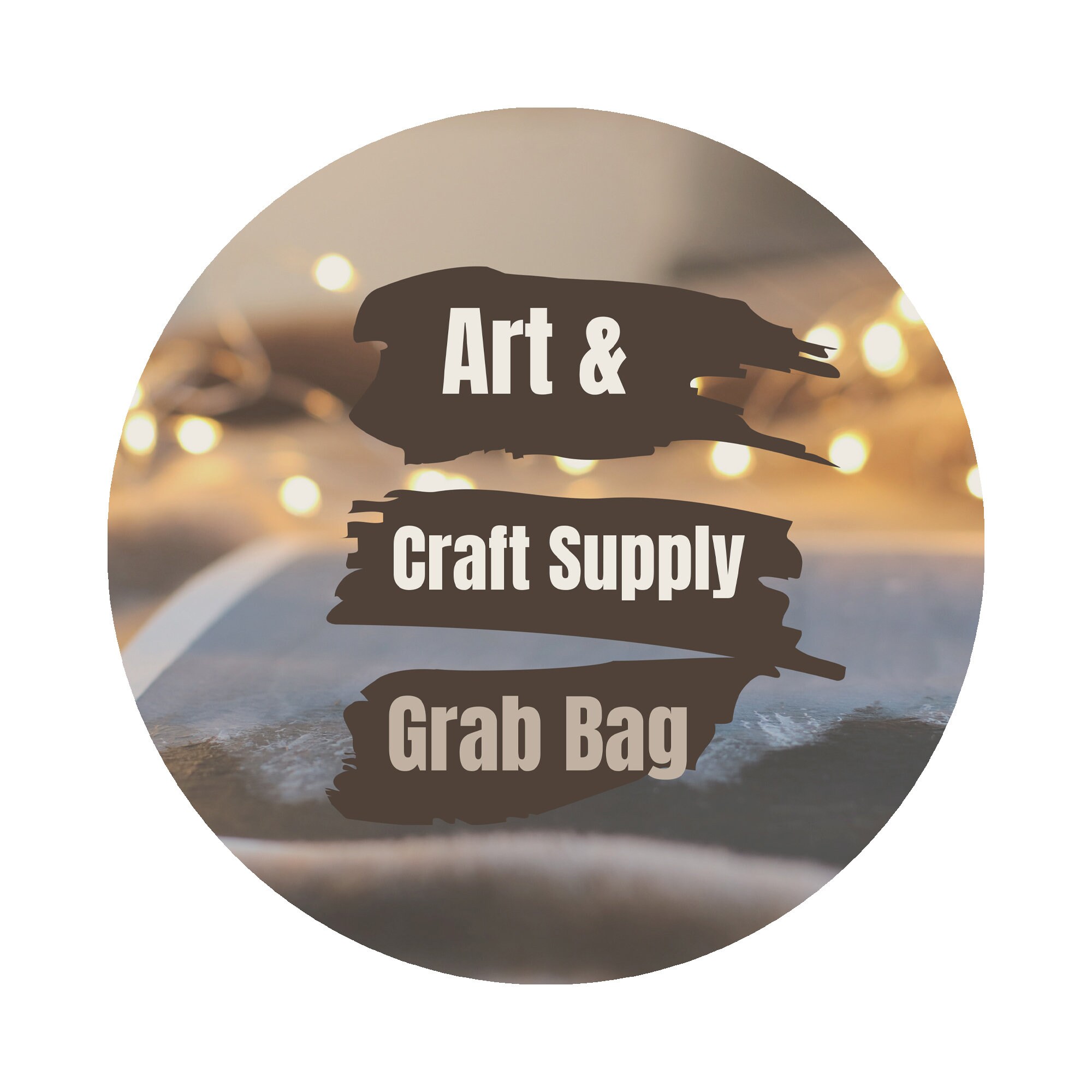 Art & Craft Grab Bag Variety Pack Mystery Bag Fine Arts | Etsy